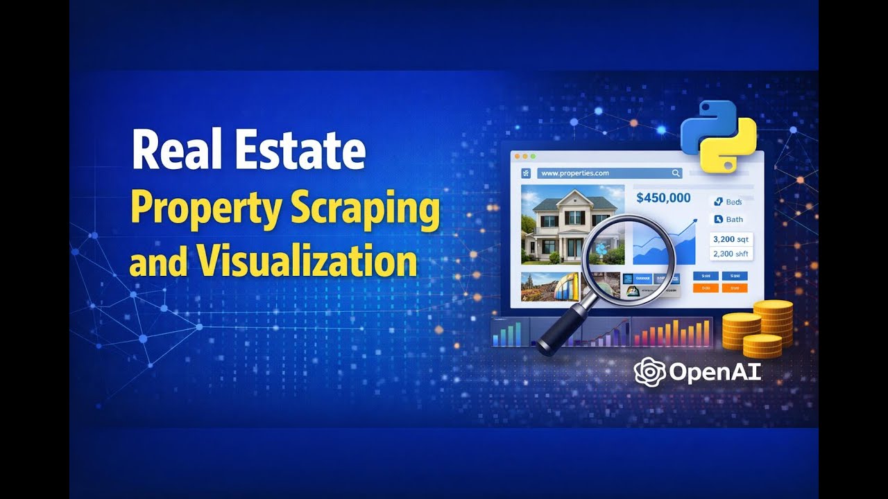 Web Scraping and Visualization Techniques for Real Estate Data Analysis