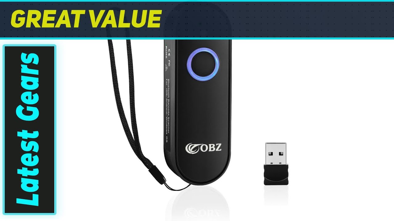OBZ Mini Bluetooth Barcode Scanner: The Ultimate Portable 2D Scanner!