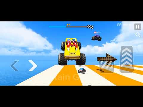 Crazy Monster Truck Mega Ramp Racing 3d | Impossible Bus Stunt Master