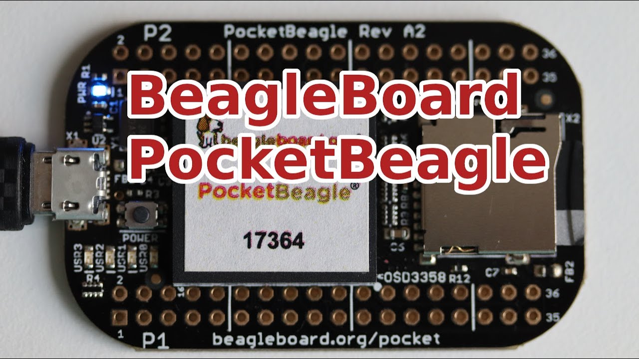 BeagleBoard PocketBeagle Low Cost Linux Computer with Debian