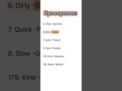 Synonymous. #english #shortsviral #viralvideo #viralshorts #short #shorts