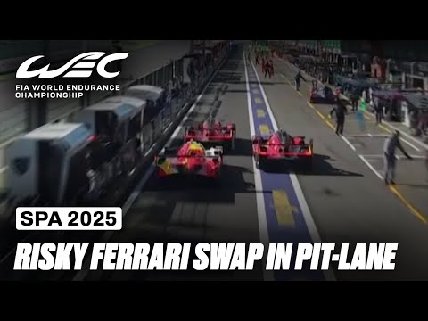Risky Ferrari Swap In Pit-Lane | TotalEnergies 6 Hours of Spa | FIA WEC