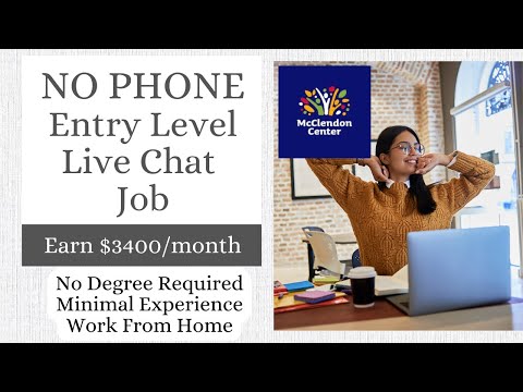 EARN UP TO $3400/MONTH LIVE CHAT JOB | ENTRY LEVEL | NO PHONE | NO DEGREE | WORK FROM HOME