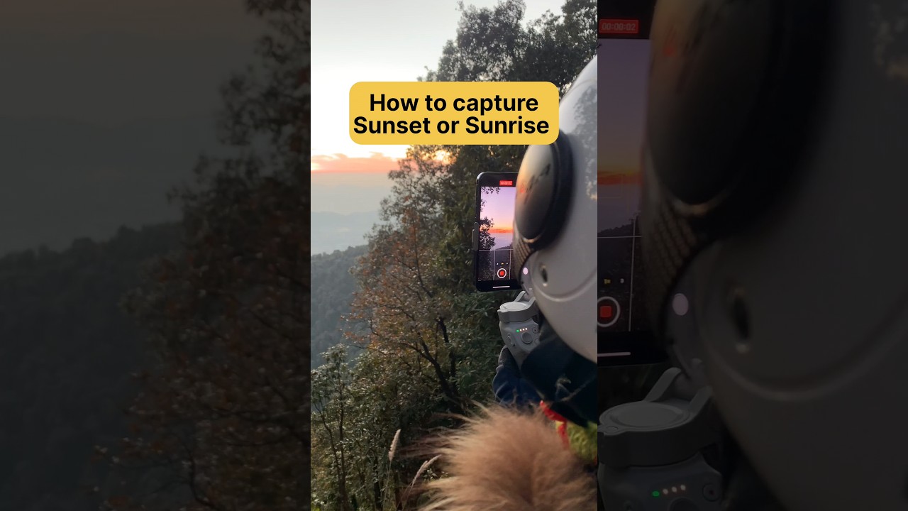 How to capture Sunset or Sunrise | Mobile Photography Ideas | Sunset | Sunrise #sunsetview #sunrise