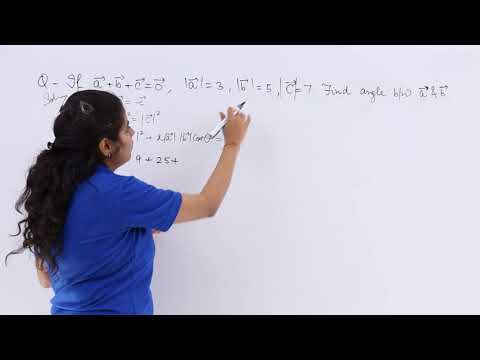Solved Examples for JEE: Vector Algebra- 13 Video Lecture