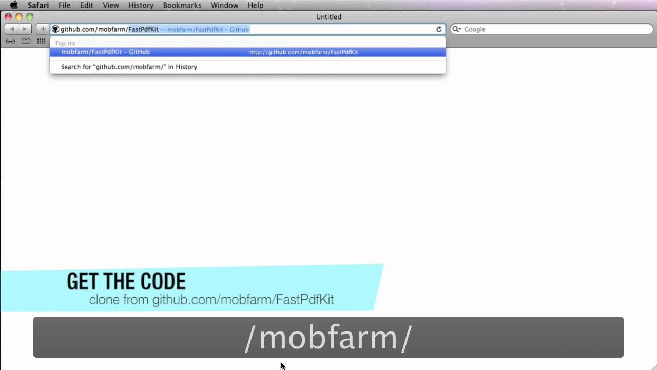 FastPdfKit Tutorial: 1 - clone from github