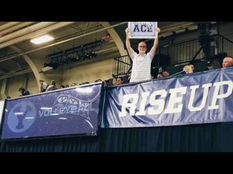 Video: Getting to know the “Ace Man” fan at BYU home matches - Off the ...