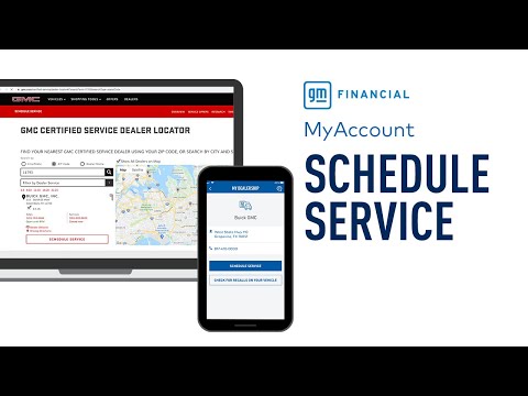How to Schedule a Service with MyAccount | GM Financial