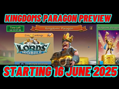 Kingdom's Paragon Upcoming Event Preview Taiwan Server Update Lords Mobile #lordsmobile