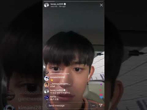 200104 | NCT Lucas interacts with viewers on Instagram Live [Cut] [CC]