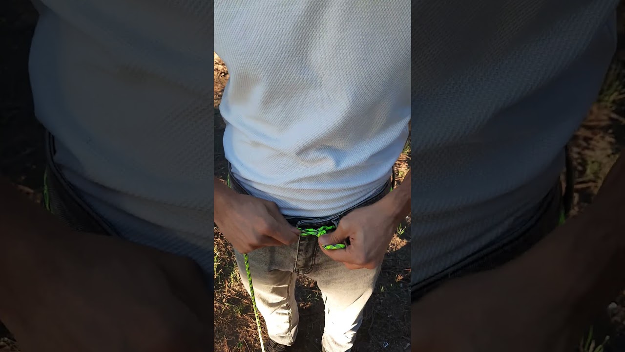 Keep Your Pants Up with a Rope Belt:Easy Knot Guide