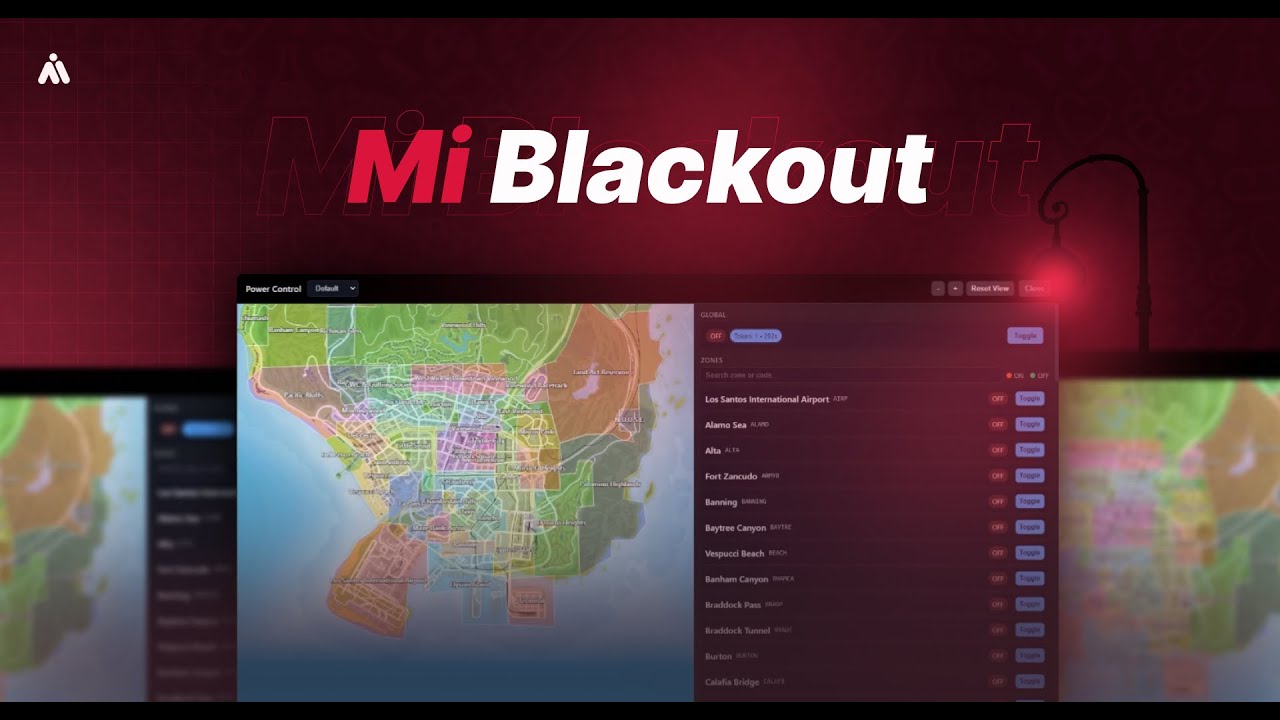 Mi Advanced Blackout System For FiveM [QB/QBOX/ESX]