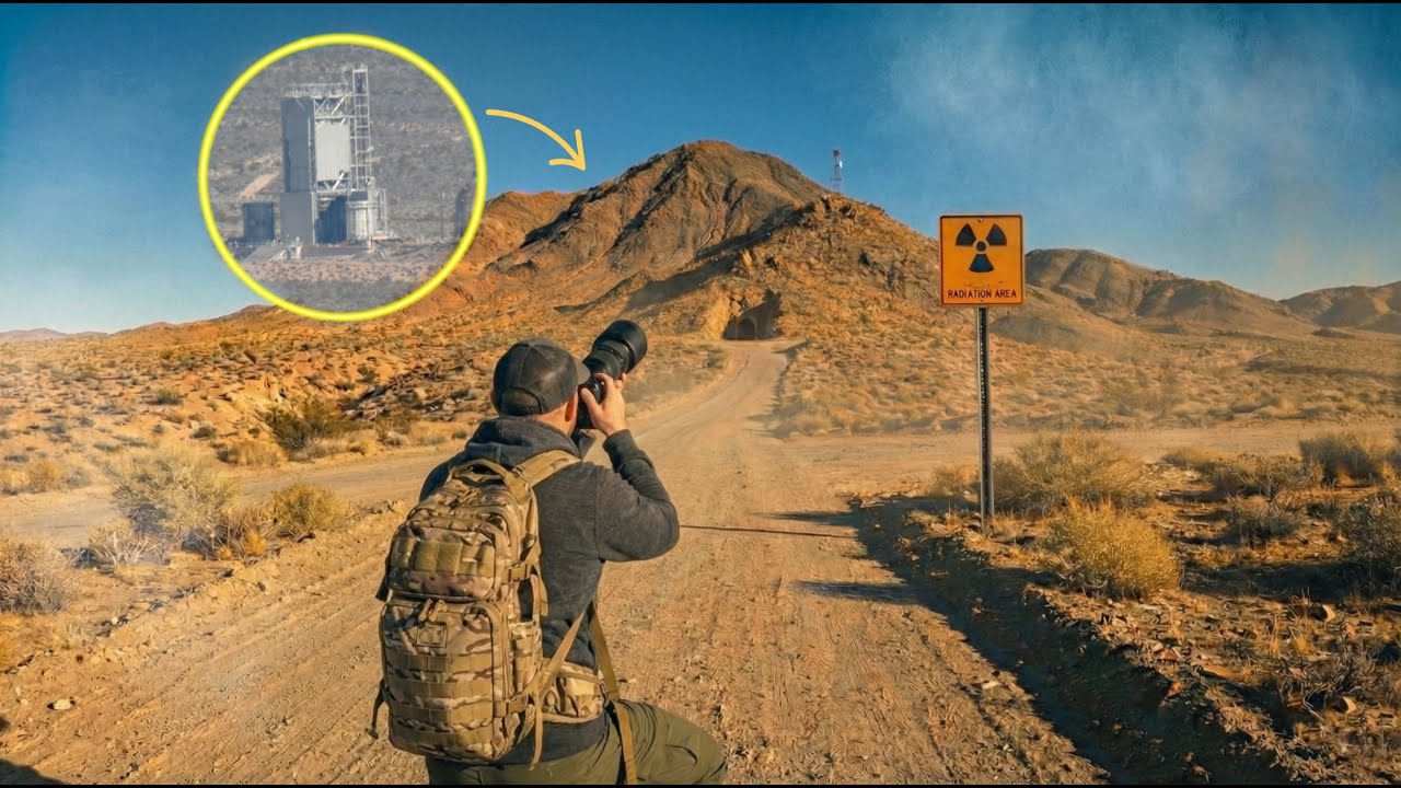 What Lies Underneath this Remote Nevada Mountain? | I Climbed to the Top of an Underground Facility