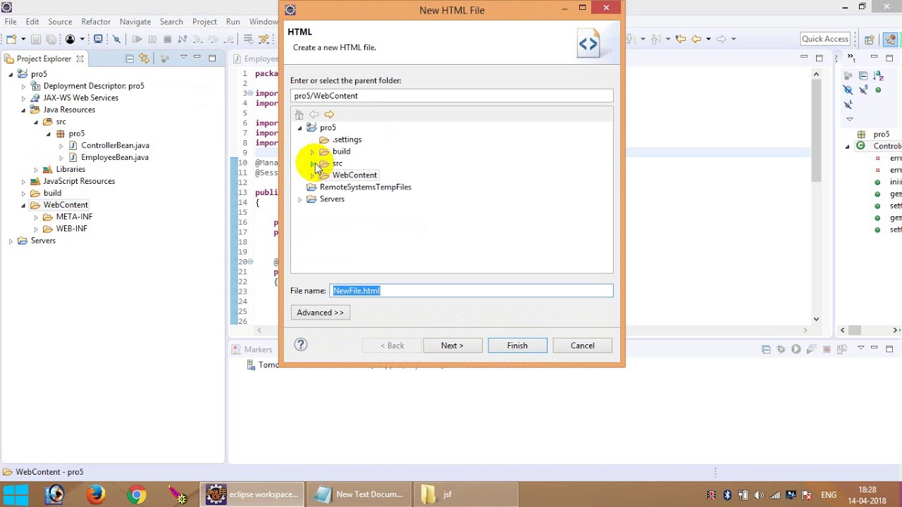 JSF Tutorial 11 : Data Table Managed Bean