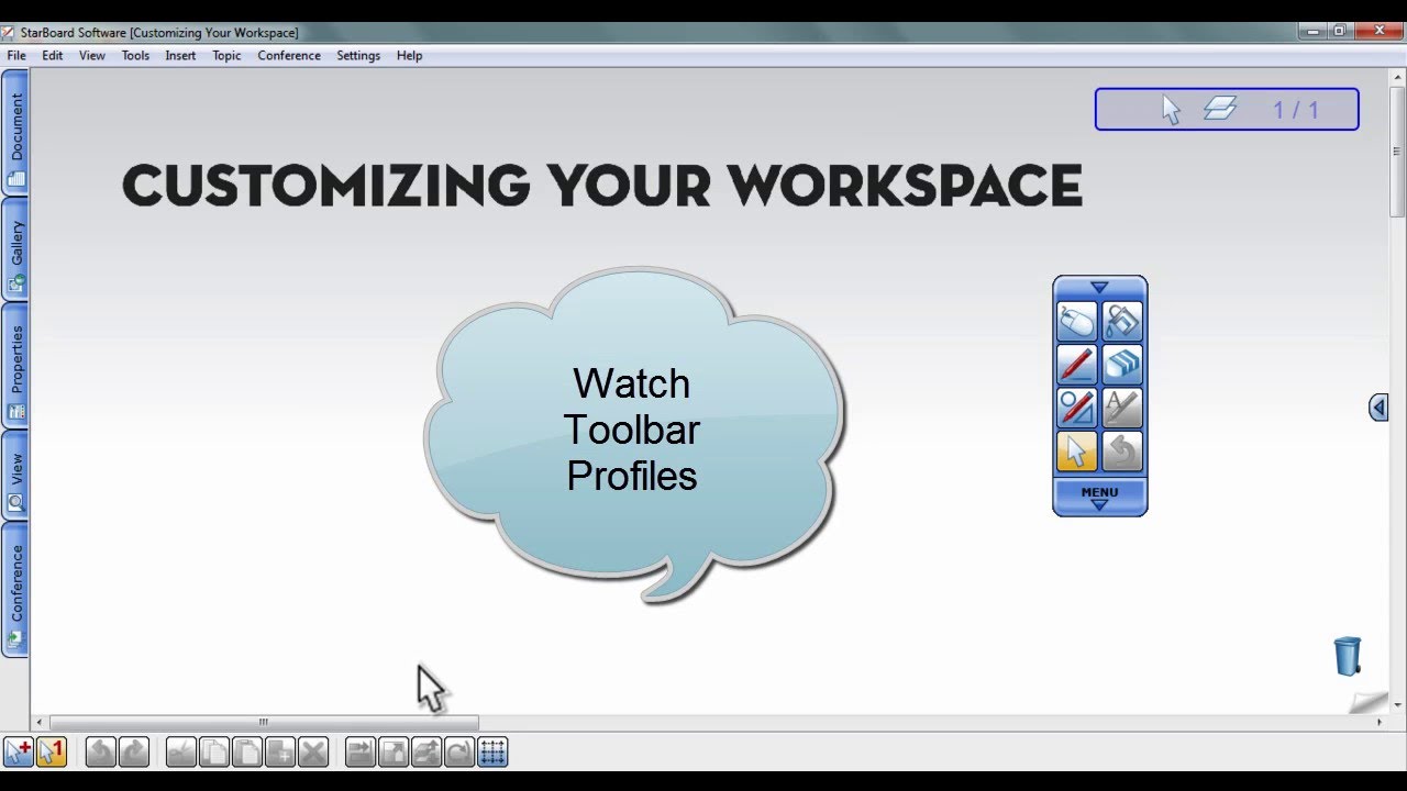 1 - Basic Setup and Layout - Customize Workspace