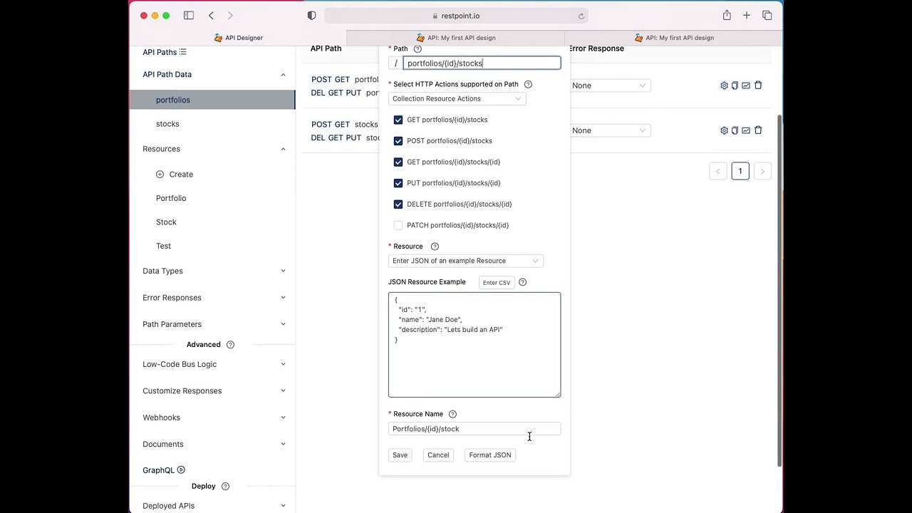 Add Paths to API Design Prototype