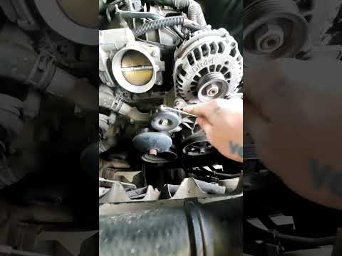 5.3L tahoe serpentine belt, idler pulley,belt tensioner, ac compressor belt #serpentinebelt #chevy