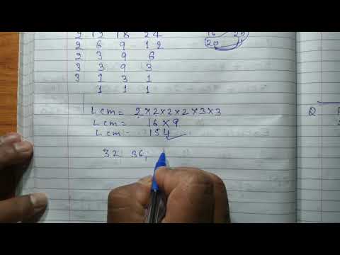 Find the L.C.M Of 24 , 36 and 48 - Class 5 | LCM kaise nikalte hain
