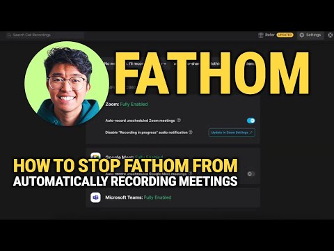 How To Stop Fathom From Automatically Recording Meetings: EASY Guide!