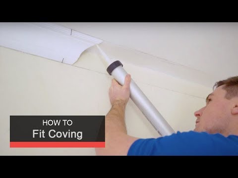 How to fit coving with Wickes