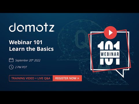 Domotz 101 - Learn from the Basics (20th Sep 2022)