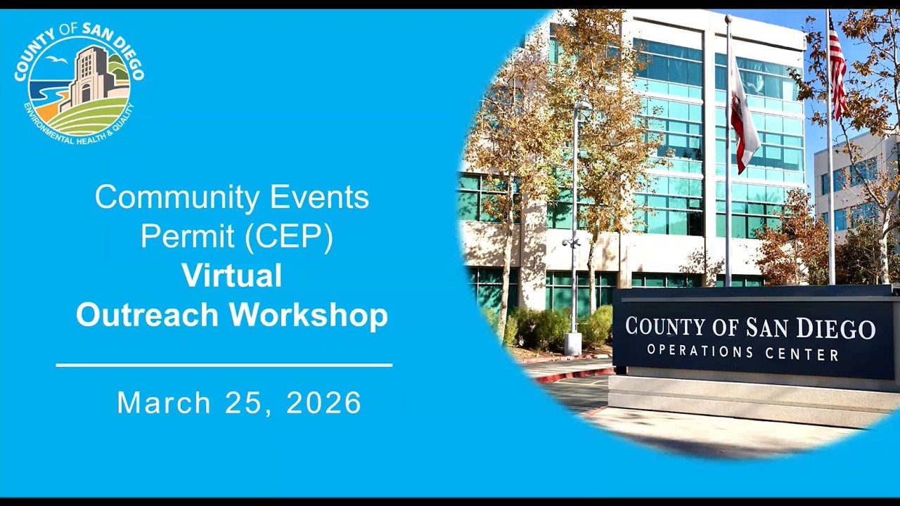 Community Events Permit Outreach Virtual Workshop 2026