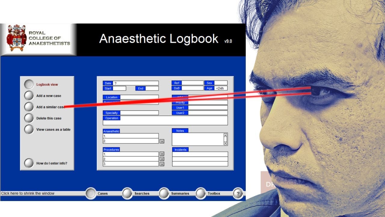 Anesthesiology log book for UK