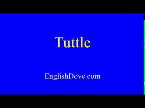 How to pronounce Tuttle in American English.