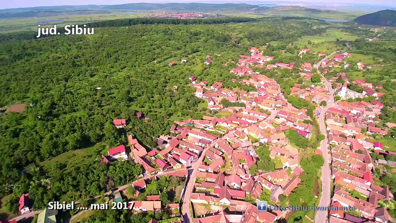 Sibiel, Sibiu Romania, Drone Footage