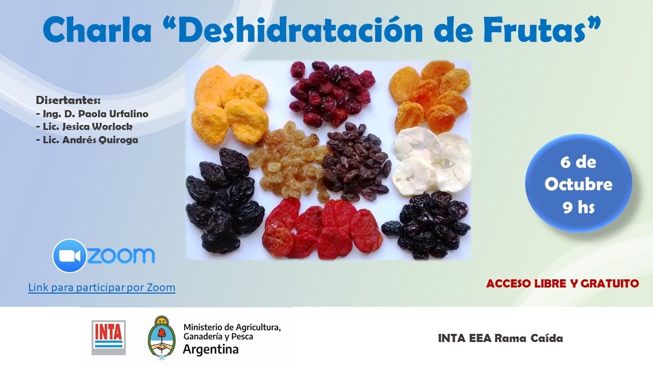 Charla “Deshidratación de Frutas”