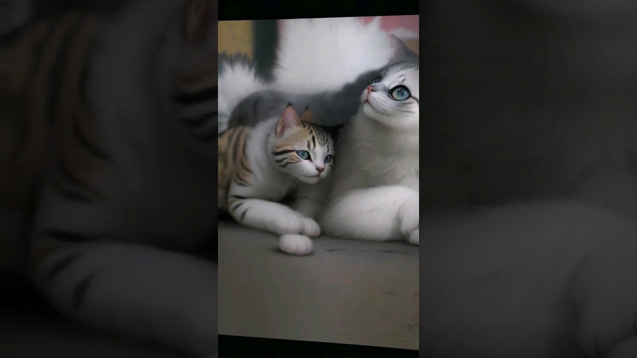 Stable Diffusion Deforum #shorts #ai #stablediffusion #aiart #cat #kitten