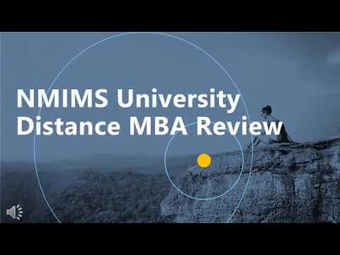 NMIMS Distance Learning MBA