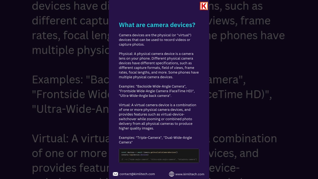 Camera  Module React Native