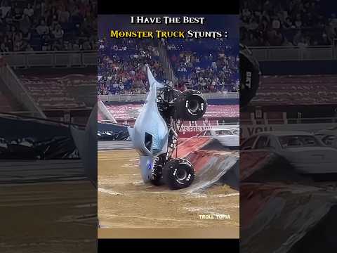 Best Monster Truck Stunts 💀 #shorts #trollface #aura