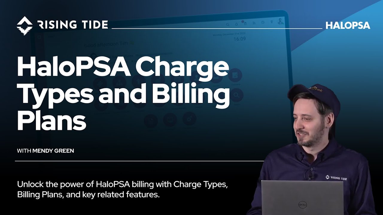 HaloPSA Charge Types and Billing Plans