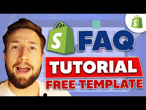 How to write FAQ for Shopify Store (FREE Template Give Away)