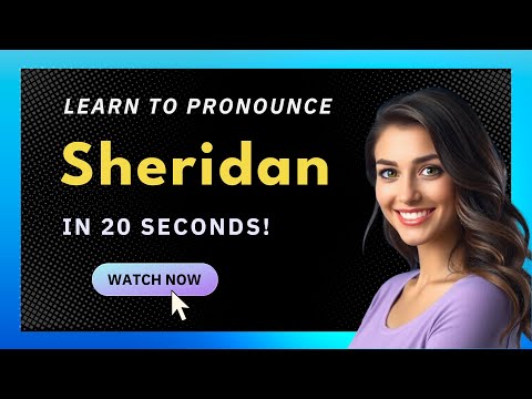 How to Pronounce Sheridan (American Pronunciation / US) with Audio and Phonetic Spelling