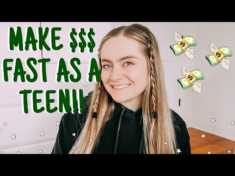 HOW TO MAKE MONEY AT HOME AS A TEENAGER! Easy ways to make money online