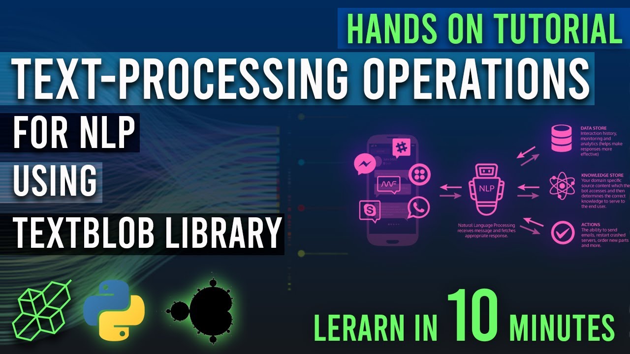 A Get To Know About TextBlob Library In Python For NLP - Text Processing Operations | AISciences.io