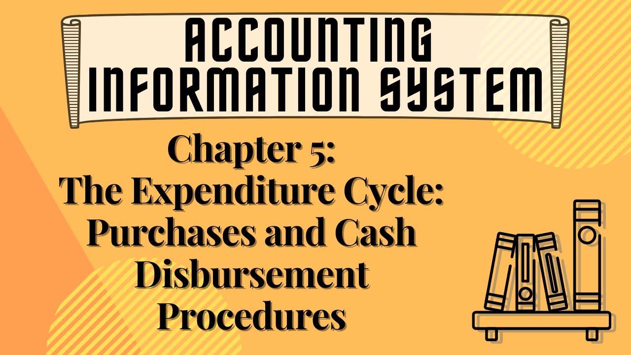 AIS [J. Hall] Chapter 5: The Expenditure Cycle: Purchases and Cash Disbursement Procedures