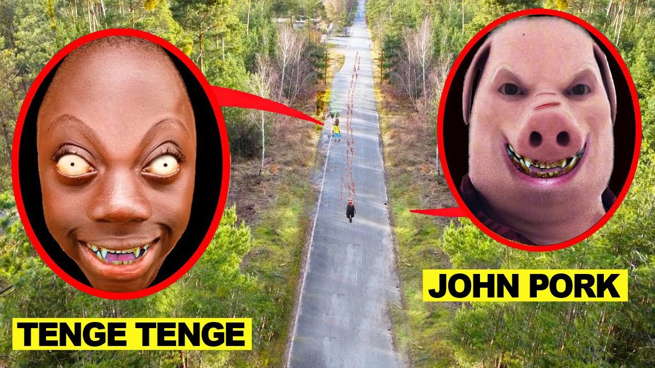 drone catches evil JOHN PORK and TENGE TENGE