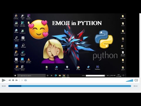 HOW to get EMOJI in PYTHON || Emoji library || Emoji functions in Python