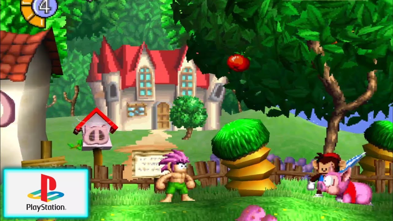 Tomba! / Tombi! (1997) Playstation 1 Gameplay
