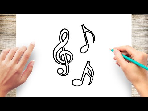 How to Draw Music Note Step by Step