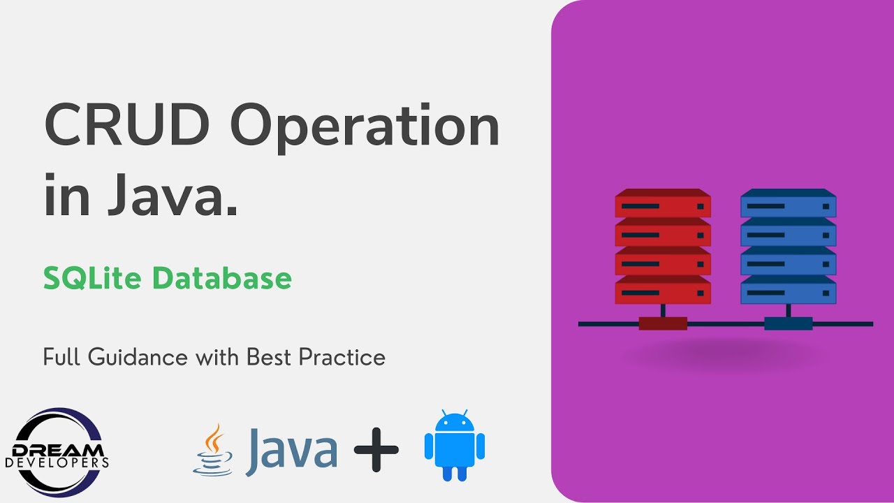 SQLite Database Tutorial Android Studio | Insert, Delete, Update and Select Data in SQLite Database