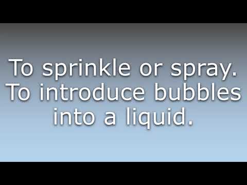 What does Sparge mean?