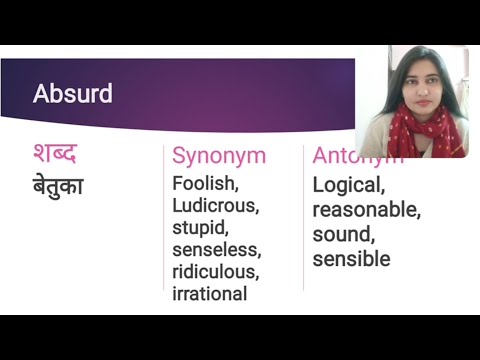 Synonym-Antonym with Hindi Meaning