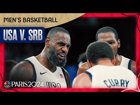 Team USA ESCAPES with semifinal win over Serbia behind Curry, LeBron | Paris Olympics | NBC Sports
