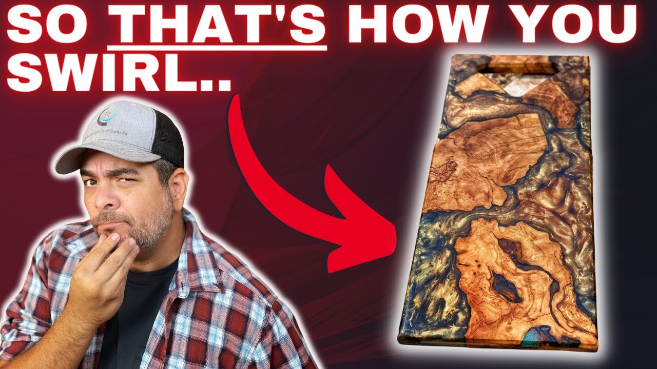 How To Swirl Your Epoxy So It STAYS