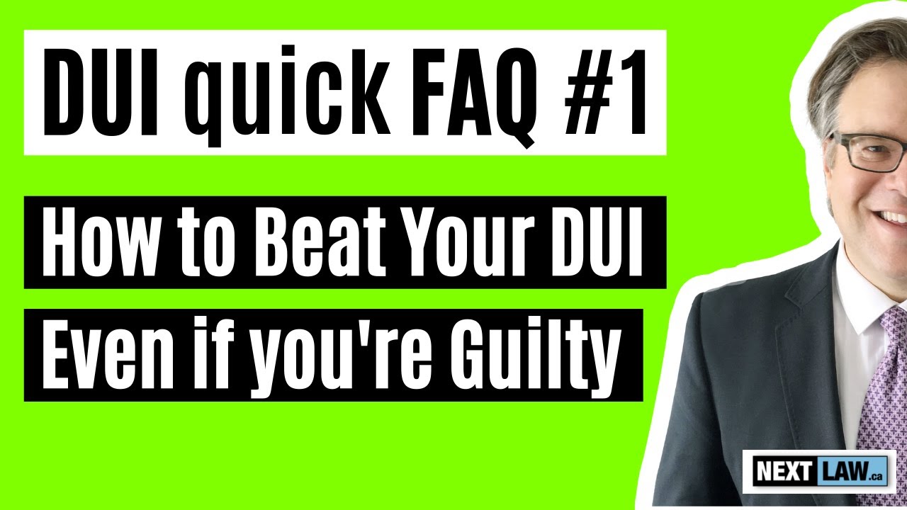 How to beat your DUI charge (even if you’re guilty)?